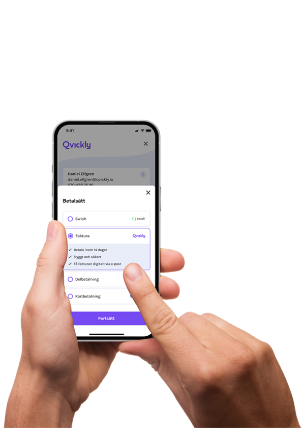 Betala med Qvickly - Qvickly Hjälpcenter